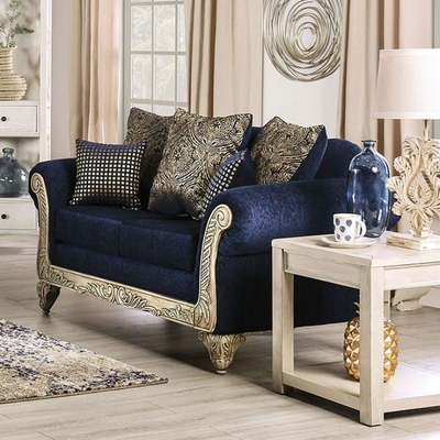 Royal Blue Sofa Set | Cabinets Matttroy