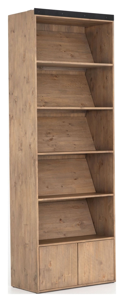 Colvin Natural Shelf With Drawer from Moes Home | Coleman Furniture